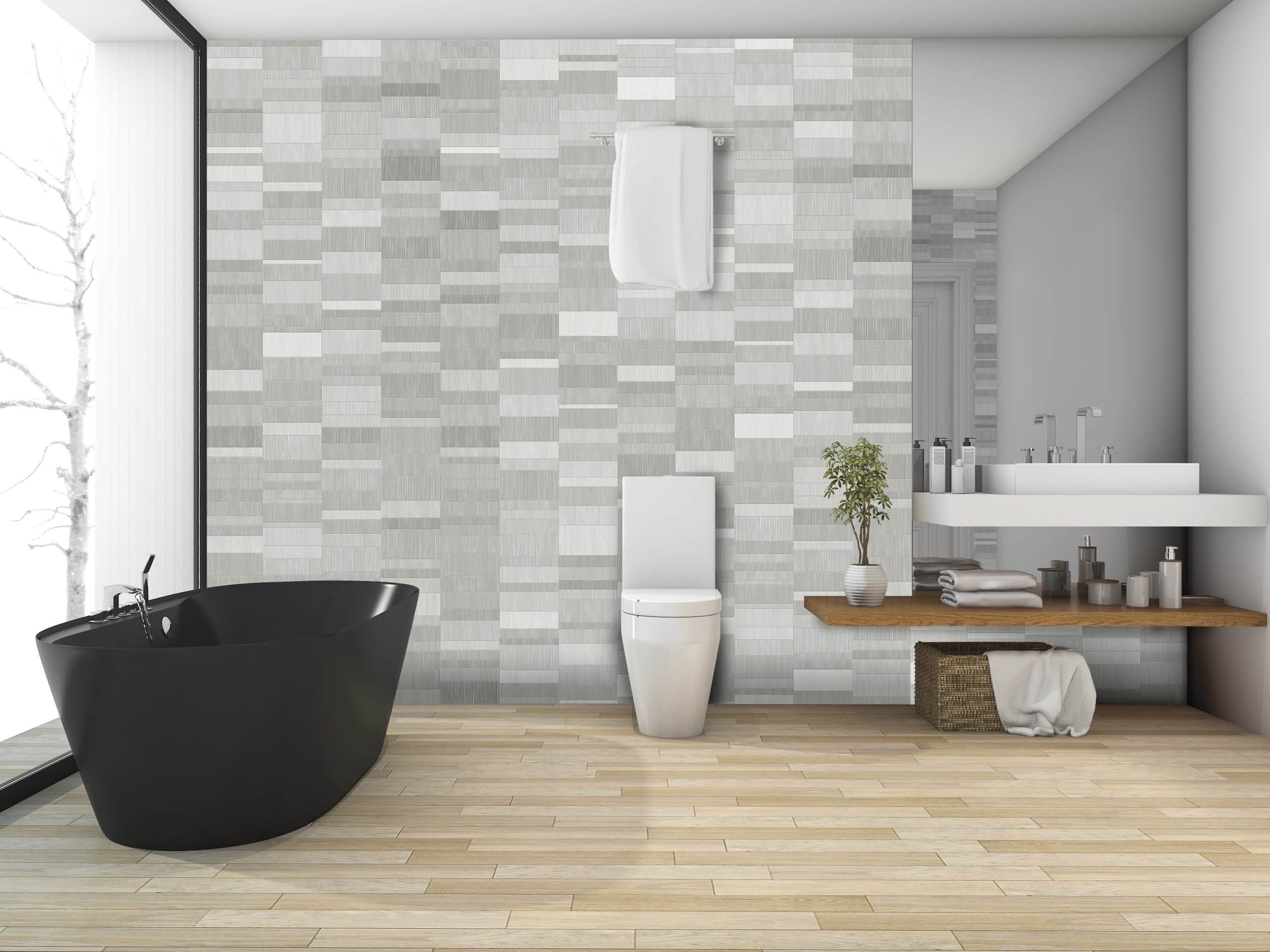 8mm Nassau Silver Brick Effect Wall Panels | The Plastic Centre