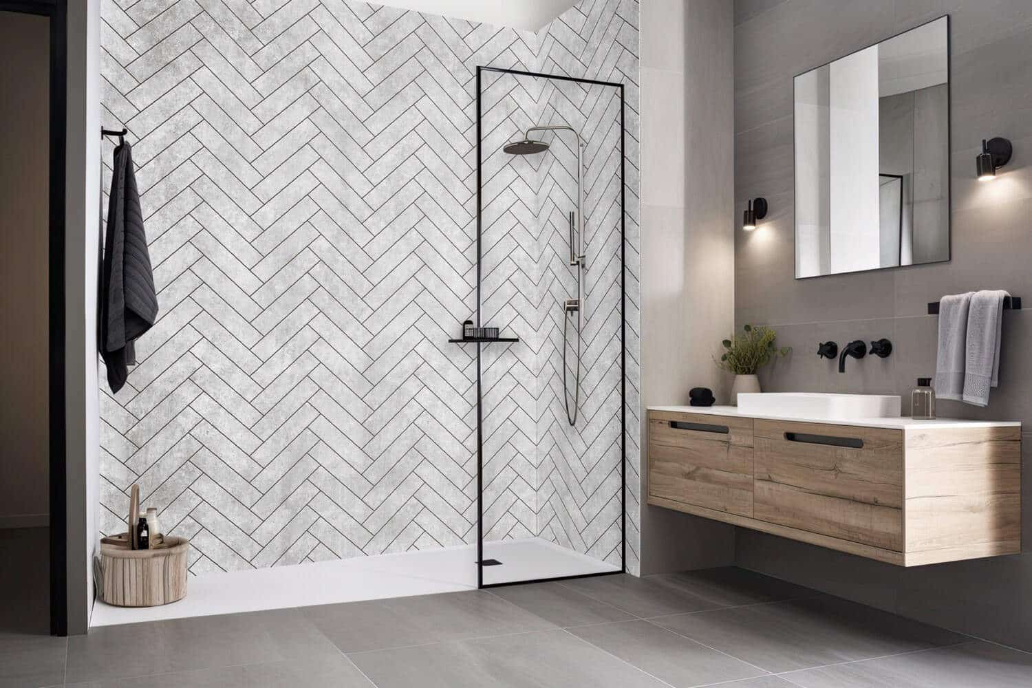 Chevron Wall Panels | Plastic Chevron Panels | The Plastic Centre